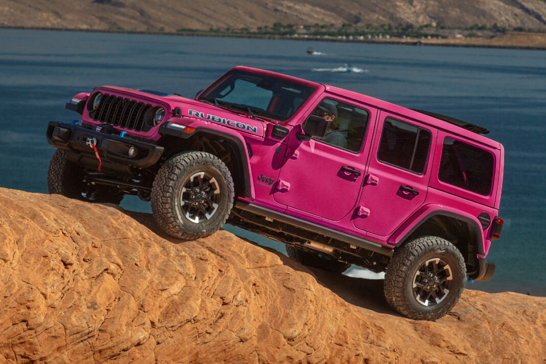 Jeep relança Wrangler com pintura cor-de-rosa nos EUA - Revista ...